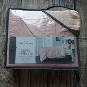 Threshold | Bedding | New 3 Piece Threshold Duvet Cover Set | Poshmark